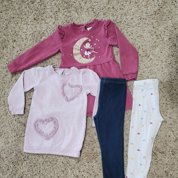 Koala Kids | Matching Sets | Koala Kids Pink Top And Denim Bottom Set ...